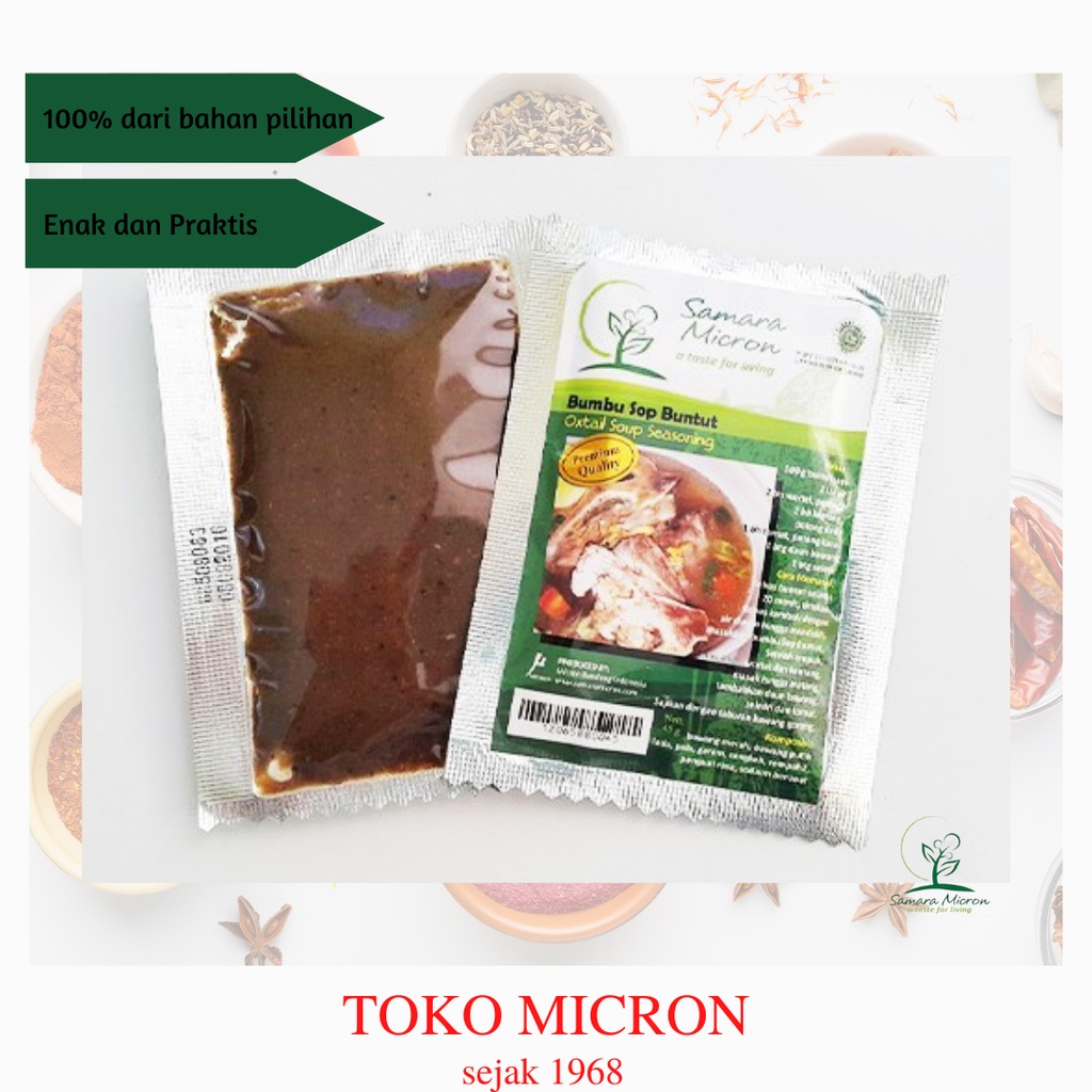 Jual Bumbu Racik Samara Micron - Bumbu Sop Buntut - Bumbu Instan Sop ...