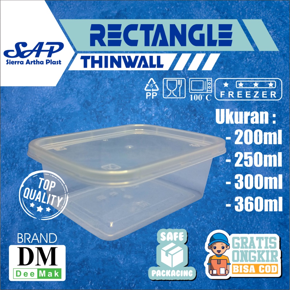 Jual Thinwall 200ml Rect | Thinwall 250ml Rect | Thinwall 300ml Rect ... Jual Thinwall 200ml Rect | Thinwall 250ml Rect | Thinwall 300ml Rect ...