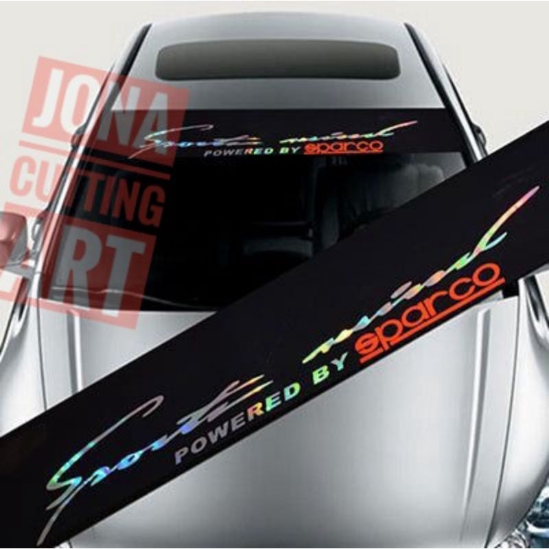 Jual Stiker cutting kaca depan mobil hologram sport mind | Shopee Indonesia Jual Stiker cutting kaca depan mobil hologram sport mind | Shopee Indonesia