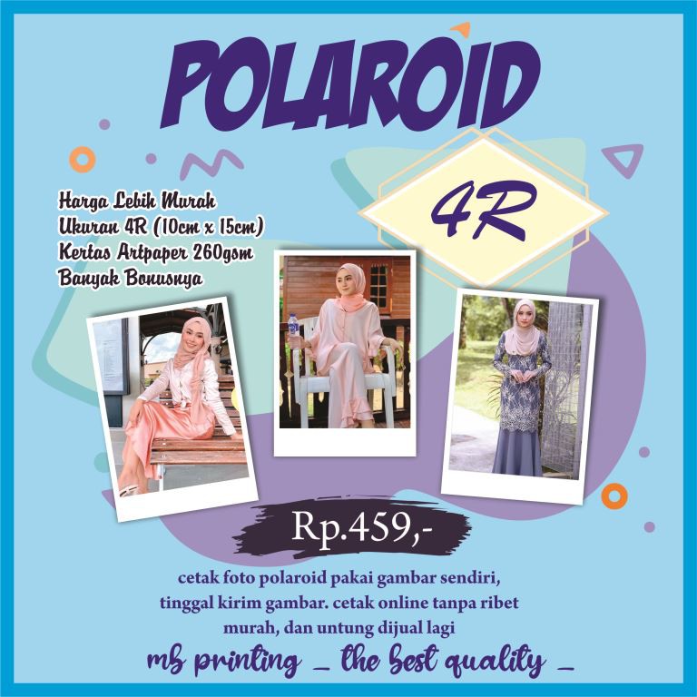 Jual Cetak Foto Ukuran 4R Termurah Banyak Bonusnya, Sehari jadi ...