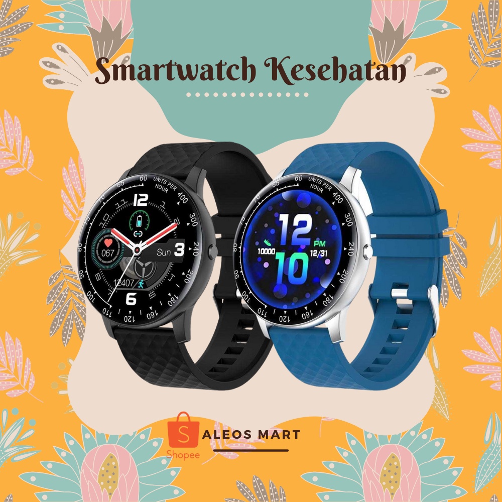 Jual Smartwatch Sporty Tracker Jam Tangan Kesehatan saturasi oksigen ...