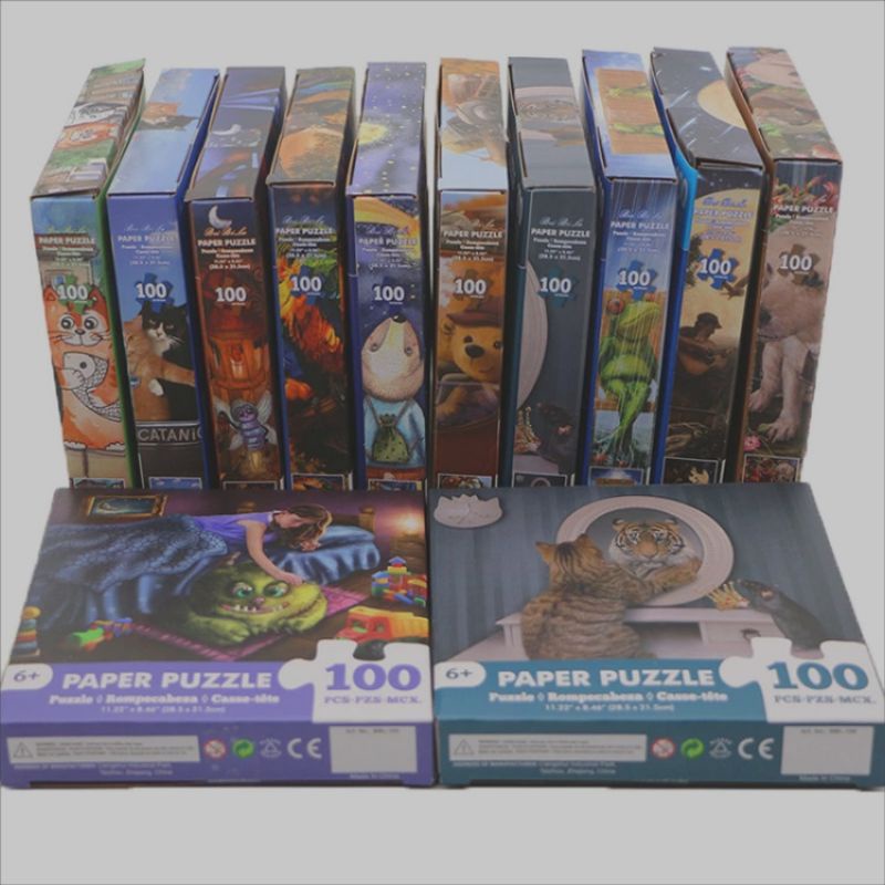 Jual Puzzle 100 pcs pilih gambar | Shopee Indonesia