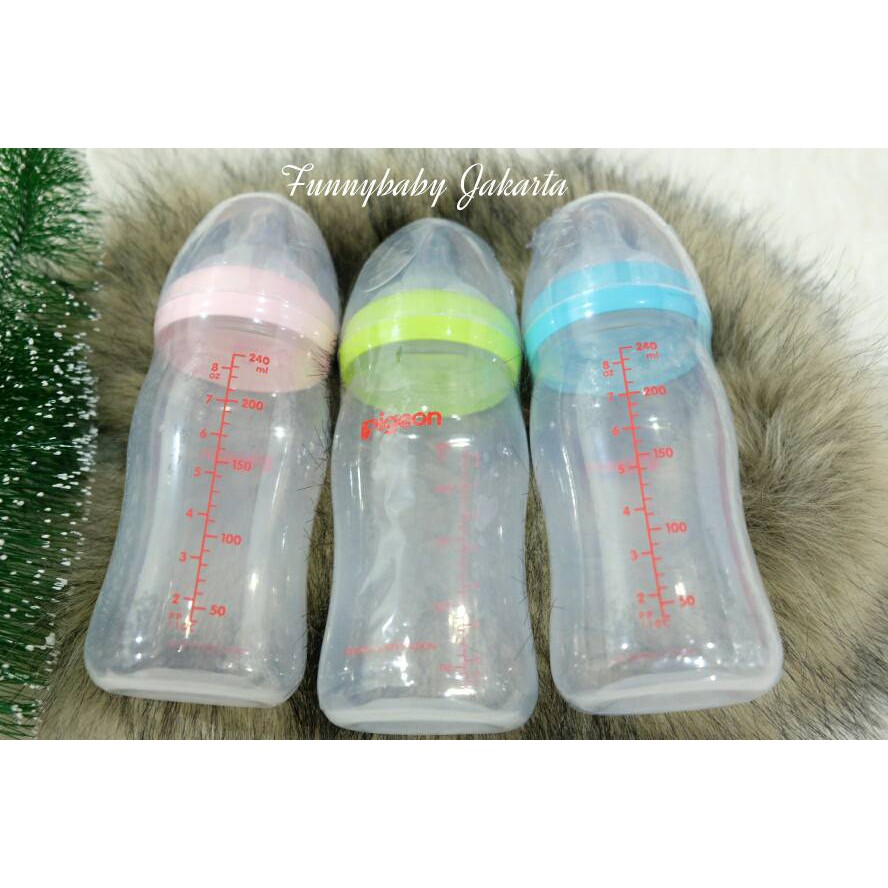 Jual botol susu bayi / botol pigeon peristaltic plus / botol bayi wide ...