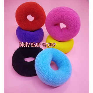 Jual Ikat Rambut DONAT BESAR / Kunciran Rambut Karet / Ikat Rambut ...