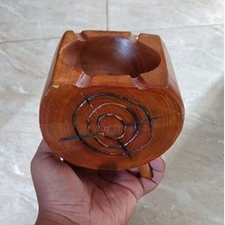 Jual Asbak Rokok Kayu Jati Unik Antik Model Bedug | Shopee Indonesia