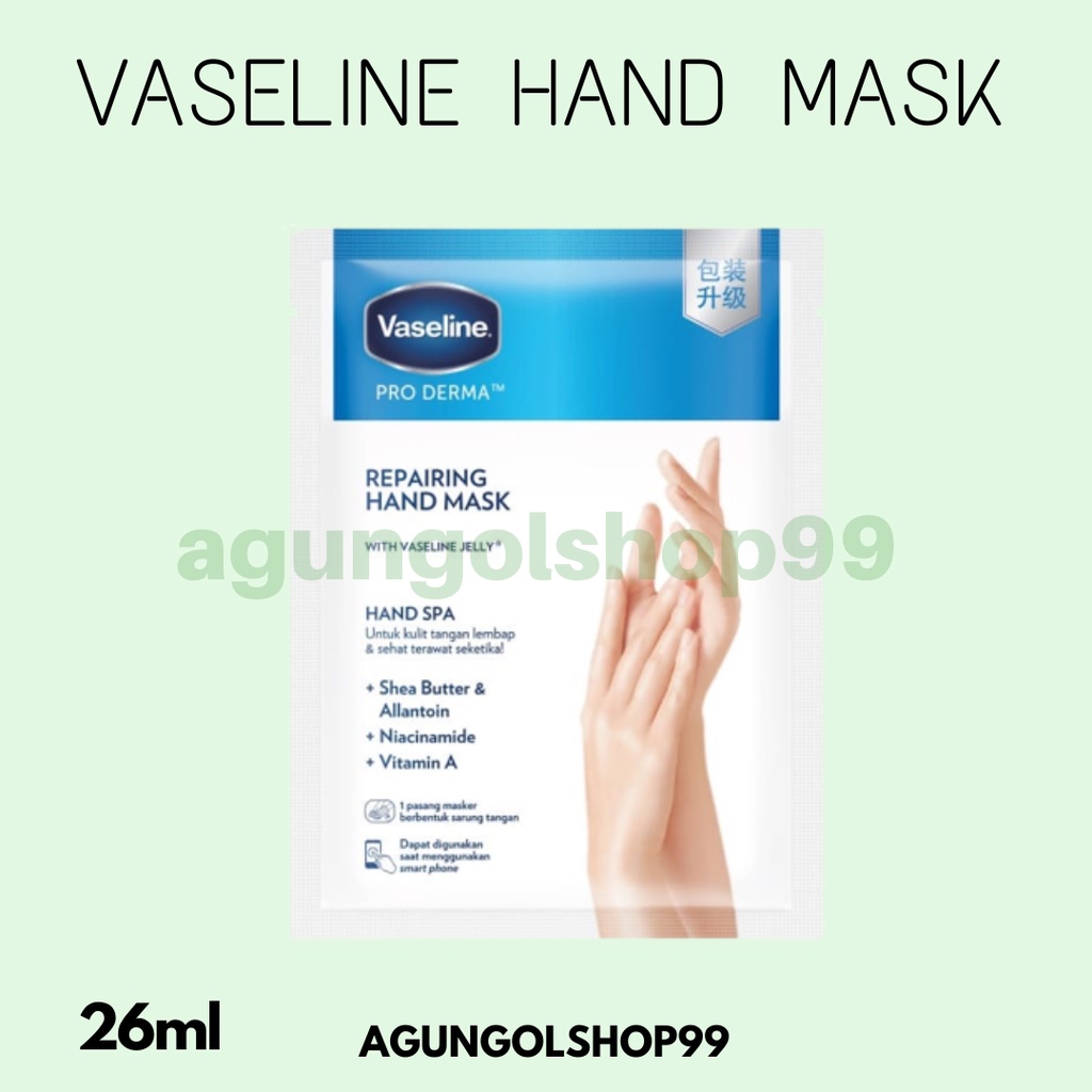 Jual Vaseline repairing hand mask 26ml | Shopee Indonesia