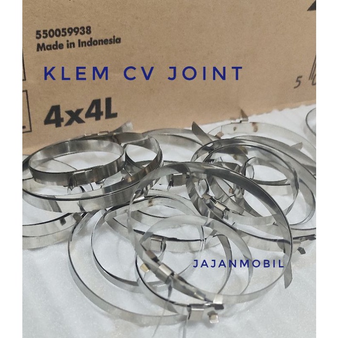 Jual KLEM CV JOINT 1SET PENGIKAT KARET BOOT KOPEL MODEL TIE KLEMAN BOOT ...