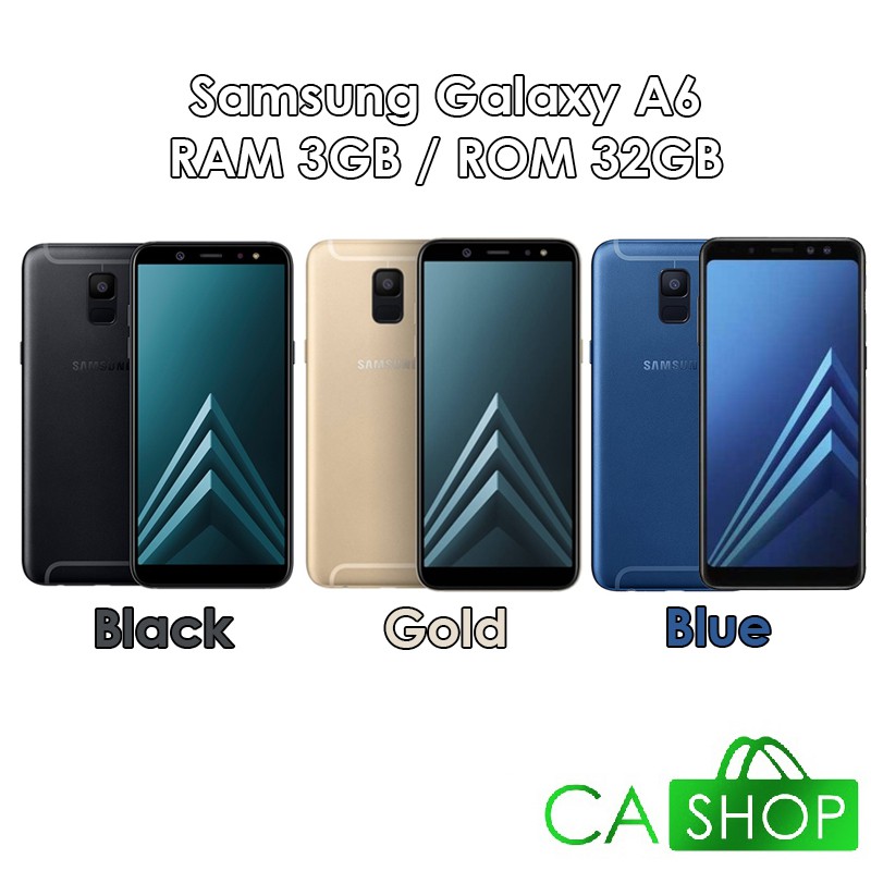Jual Samsung Galaxy A6 A600 - RAM 3GB ROM 32GB (3/32) - Black / Gold ...
