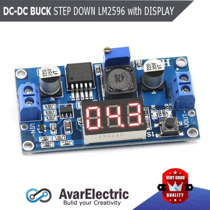 Jual LM2596 3A DC -DC BUCK Step Down Voltage Converter LM2596S DIgital Disp Indonesia|Shopee ...