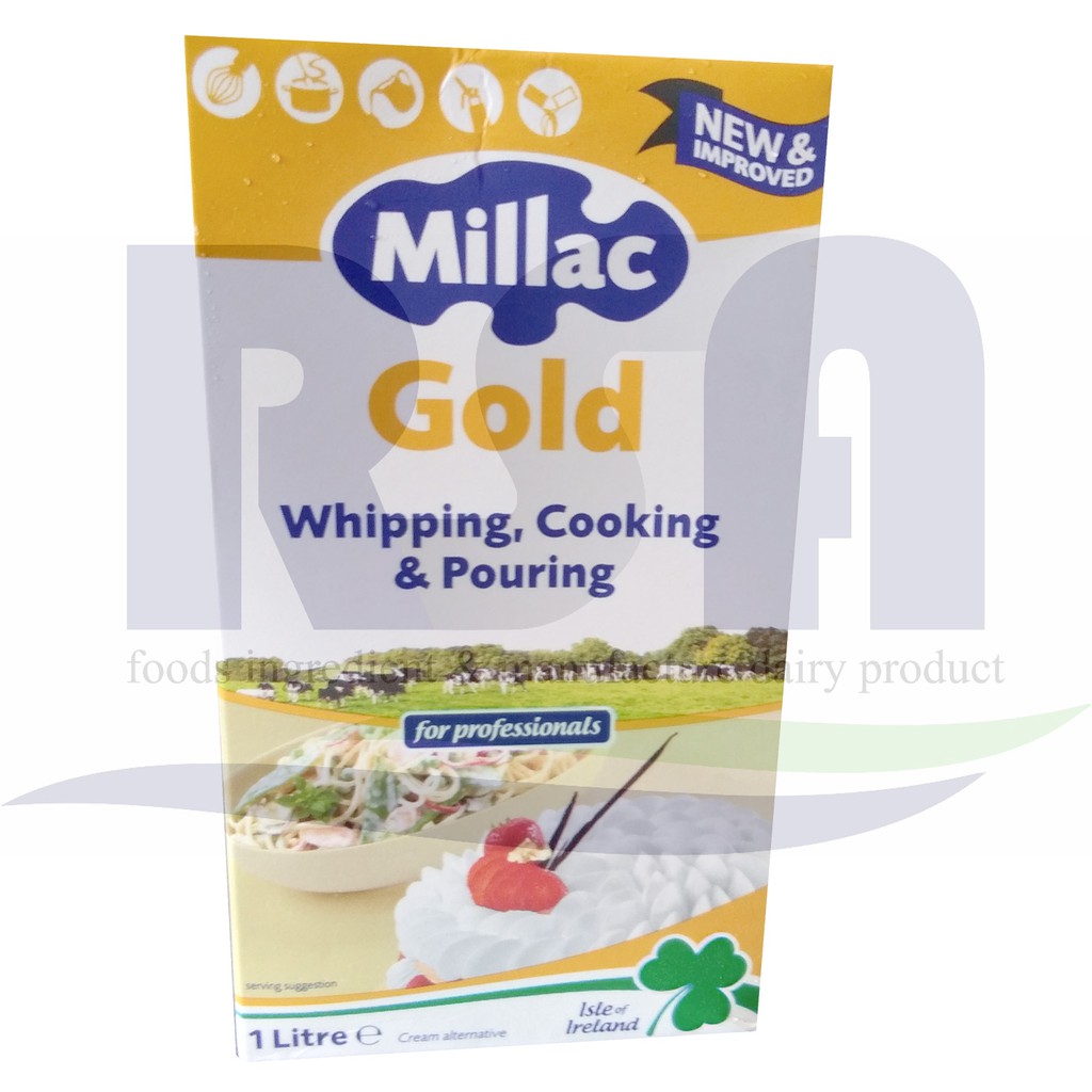 Whipping Cooking Cream Millac Gold 1 Liter Import Dari United Kingdom ...