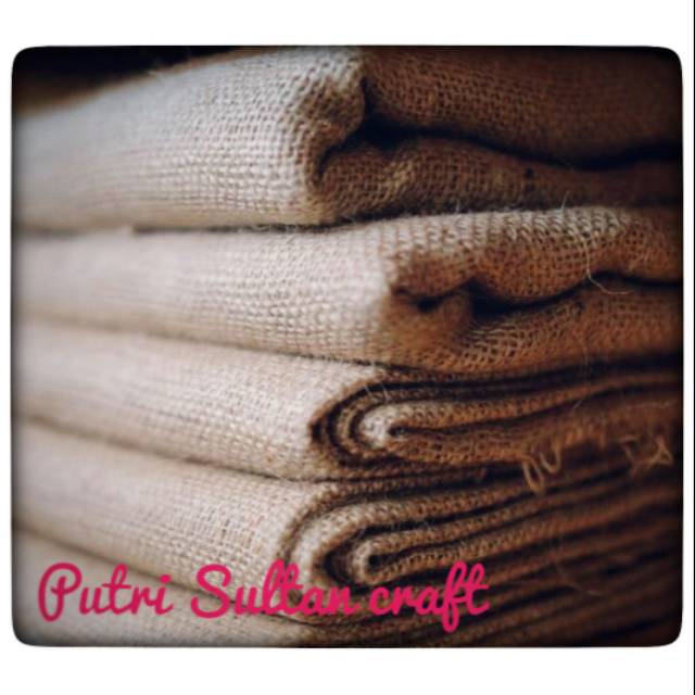 Jual Kain goni/ kain burlap (50*115cm) Indonesia|Shopee Indonesia