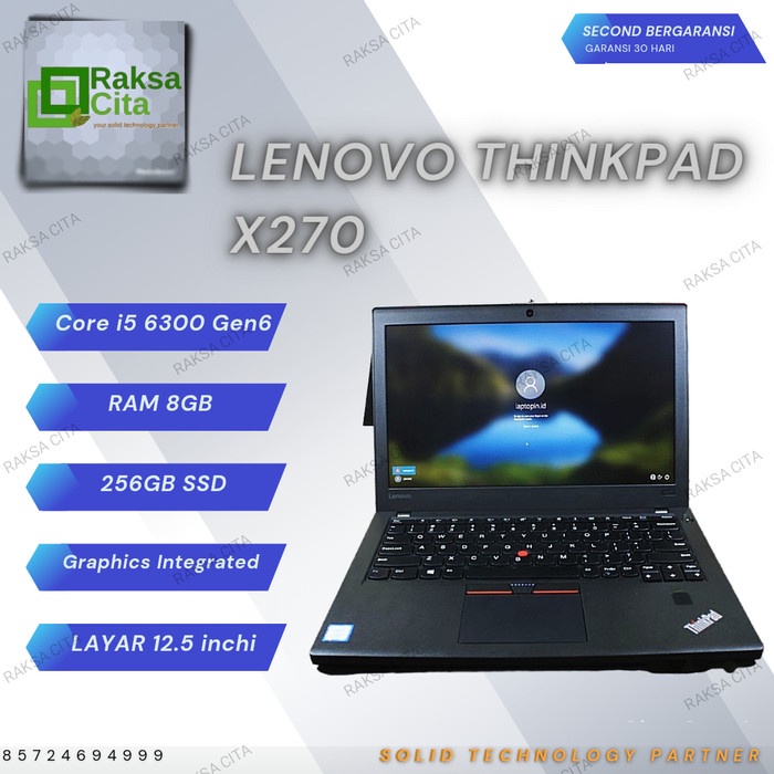 Jual Lenovo Thinkpad X270 i5-6200 8GB SSD 256GB | Shopee Indonesia
