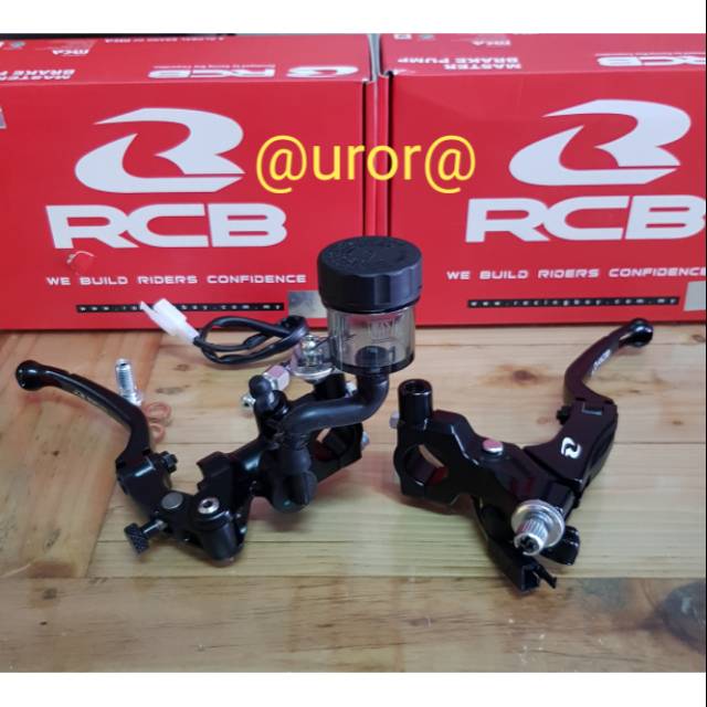 Jual MASTER REM RCB S1 & HANDLE RCB S1 KIRI REM / KOPLING WARNA BLACK / HITAM | Shopee Indonesia