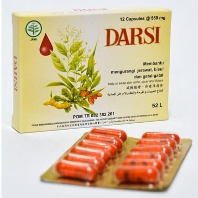 Jual jamu borobudur darsi isi 12 kapsul | Shopee Indonesia