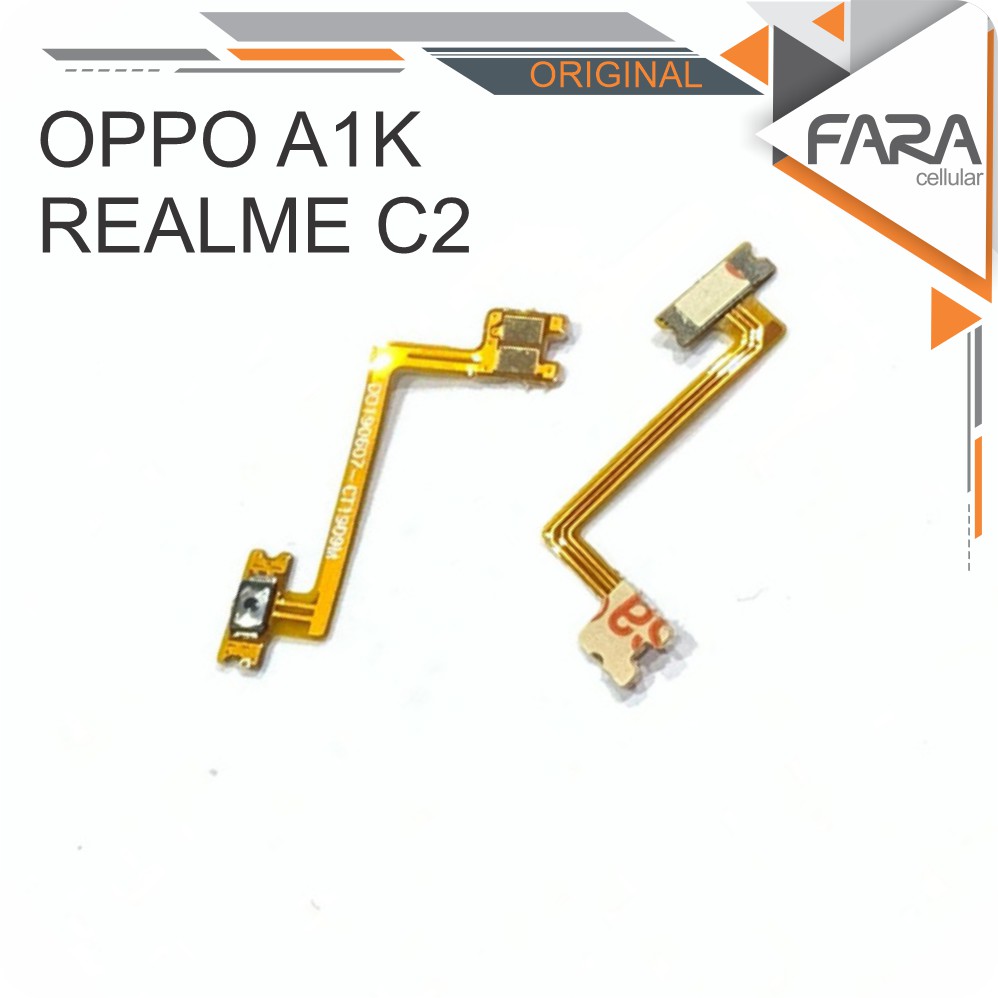 Jual Flexibel Flexible FLEKSIBEL SWITCH TOMBOL Power ONOFF On Off volume Oppo A1K REALME C2 ...