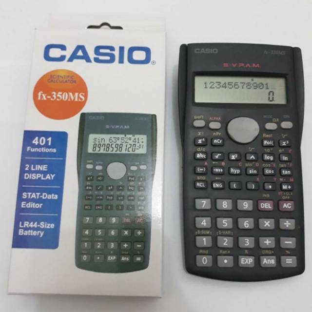 Kalkulator scientific Casio fx-350MS 2 line display / STAT - Data ...