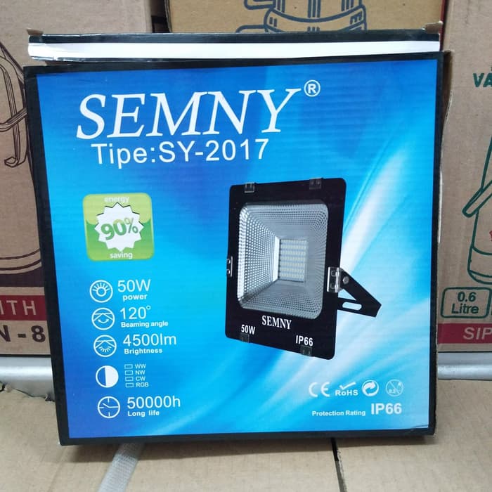 Jual Lampu Sorot LED 50 Watt Semny | Shopee Indonesia