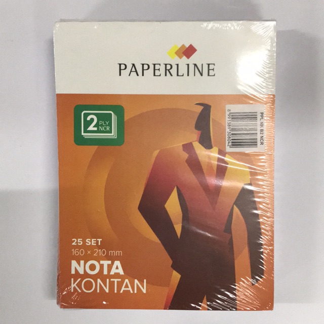 Jual Nota Kontan PAPERLINE besar 2 ply 25 set isi 10 ukuran 160 x 210 ...