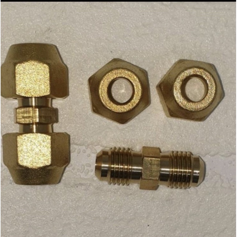 Jual DOUBLE NEPPLE DOUBLE NEPLE DOBEL NEPEL UKURAN 1/4 (SAMBUNGAN PIPA AC) Indonesia|Shopee ...