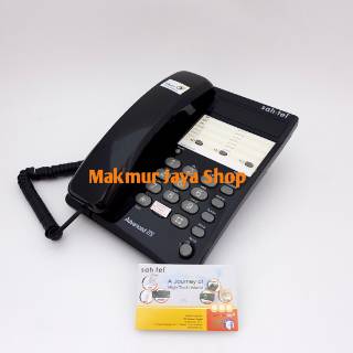 Jual Sahitel S71 Telephone Single Line Telepon - Hitam | Shopee Indonesia