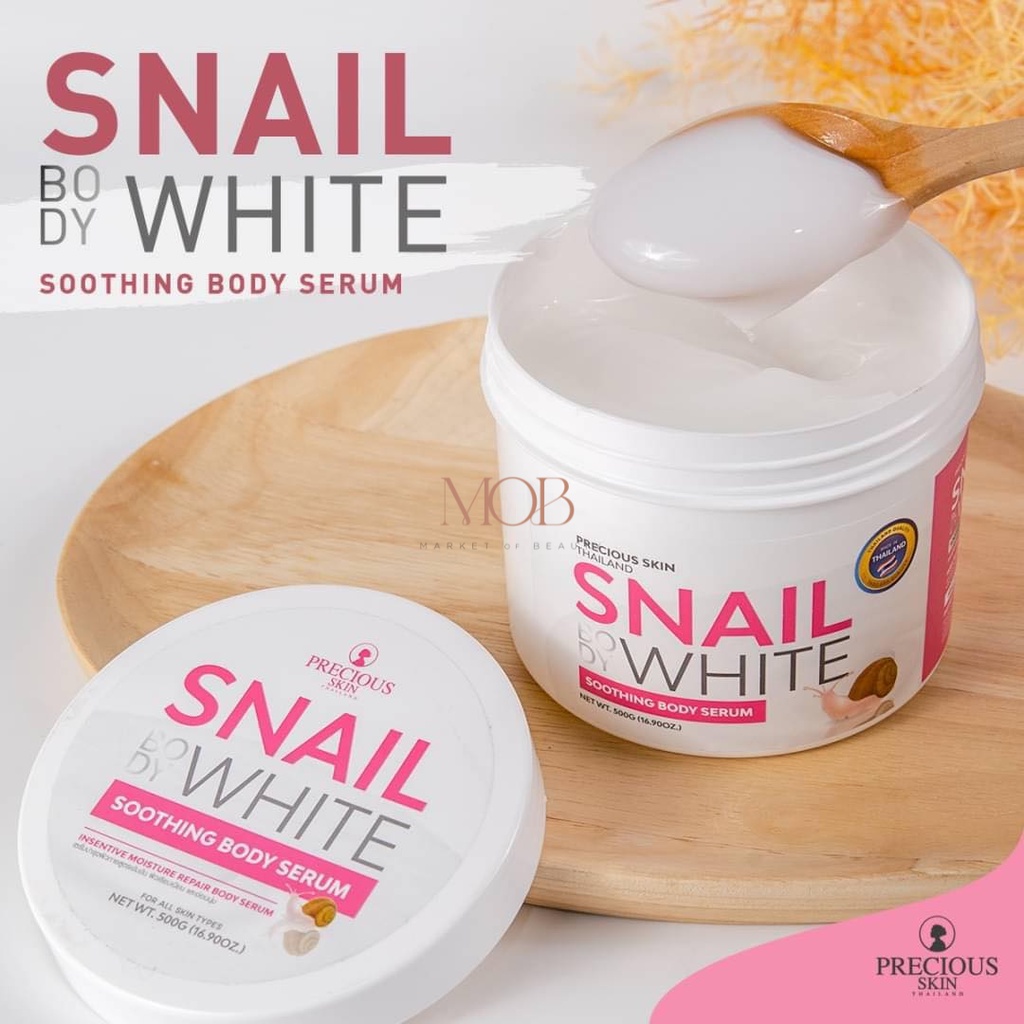 Jual Precious Skin Snail White Shooting Body Serum - 500ml | Shopee ...
