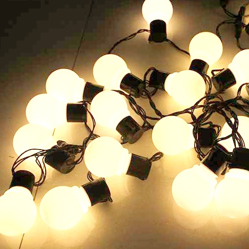 Jual Lampu Hias Dekorasi Globe String 5CM Warm White 5M 20 LED Listrik ...