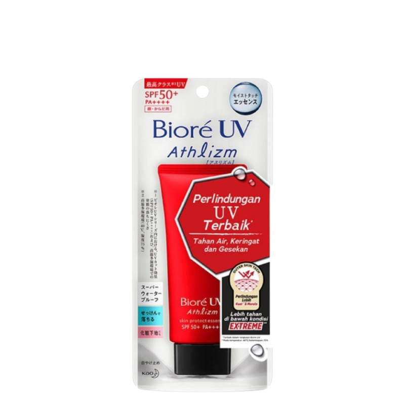 Jual Biore UV Athlizm Sunscreen Extra Skin Protection Essence SPF 50 PA ...