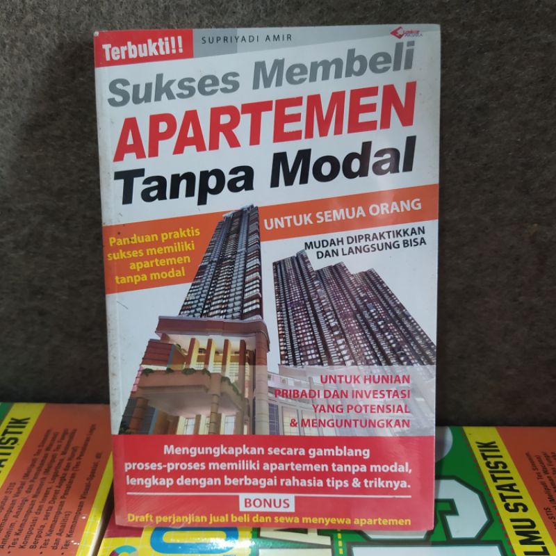 Jual SUKSES MEMBELI APARTEMEN TANPA MODAL ( BONUS DRAFT PERJANJIAN JUAL BELI DAN SEWA MENYEWA ...
