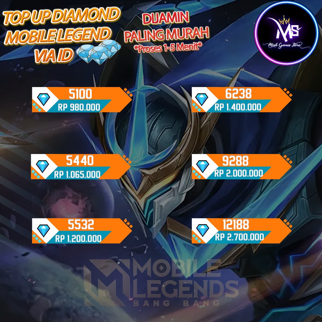 Jual TOP UP DIAMOND MOBILE LEGEND/Mobile Legends/ML/MLBB TER-MURAH #3 ...