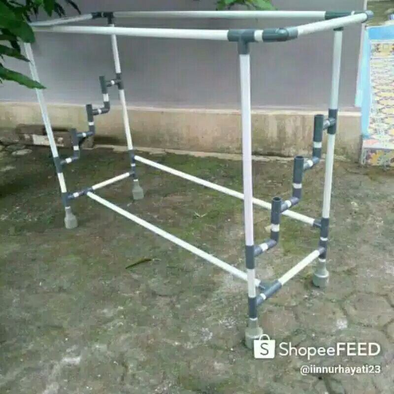 Jual rak hidroponik dengan atap pipa 1 inchi harga untuk rak saja ...