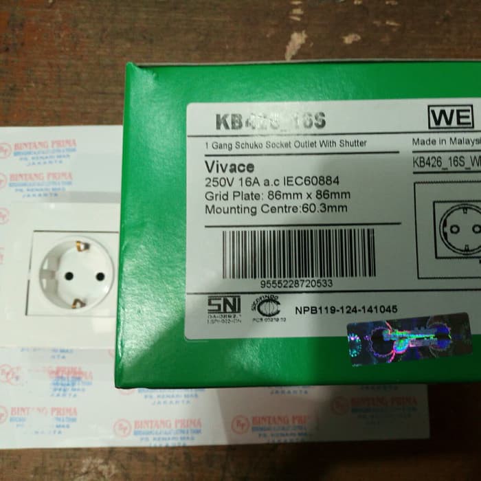 Jual Stop Kontak Listrik Inbow / IB Tipe Vivace Merk Schneider ...