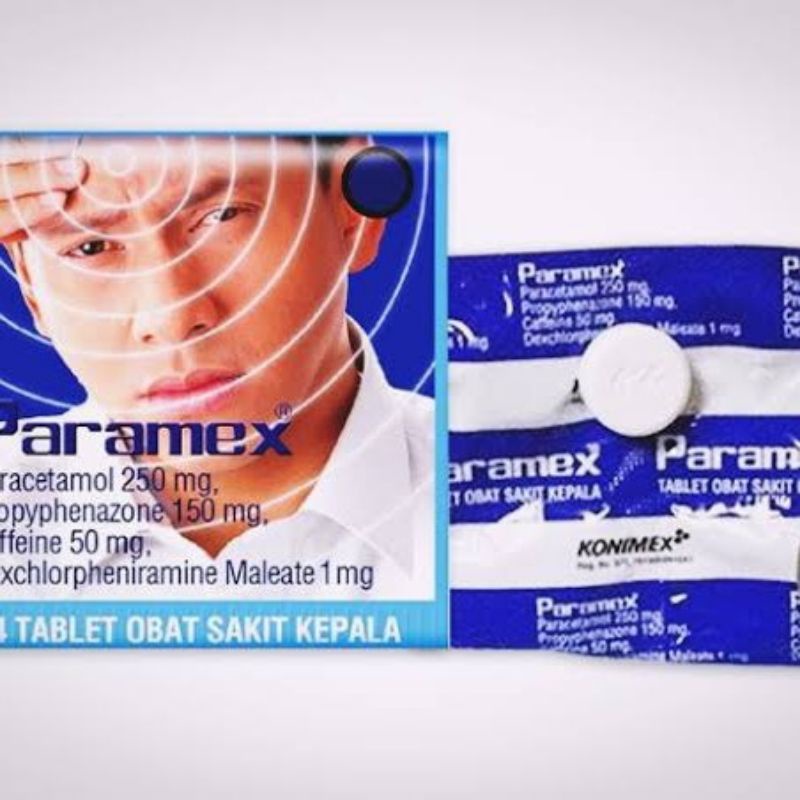 Jual Paramex Tablet 1 Strip / Sakit Kepala / Paracetamol / Anti Nyeri / Sakit Gigi | Shopee ...