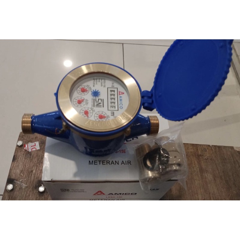 Jual Water Meter Amico LXSG-15E SNI 1/2 Inchi | Shopee Indonesia
