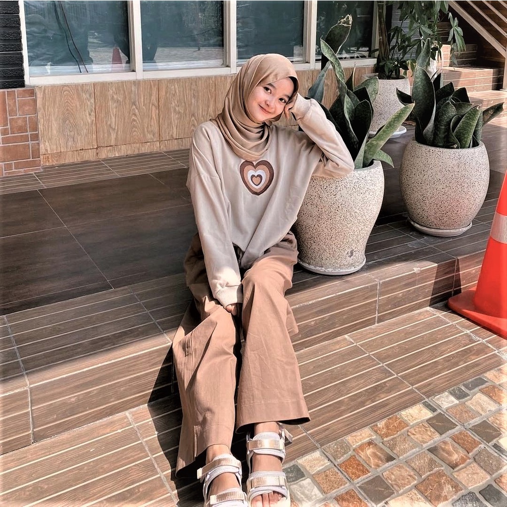 Jual One Set Wanita / Pashmina + Sweater Wanita + Kulot Linen / Setelan ... Jual One Set Wanita / Pashmina + Sweater Wanita + Kulot Linen / Setelan ...