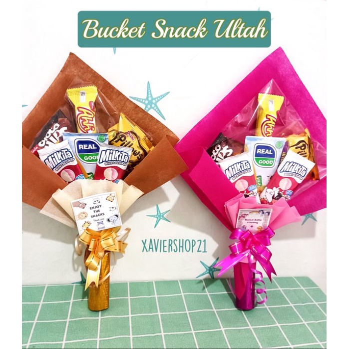 Jual BUCKET SNACK ULTAH / PAKET SNACK ULTAH (FREE CARD) | Shopee Indonesia