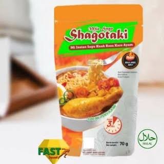 Jual Mie sago shagotaki mie instan sagu kuah rasa kare ayam | Shopee ...