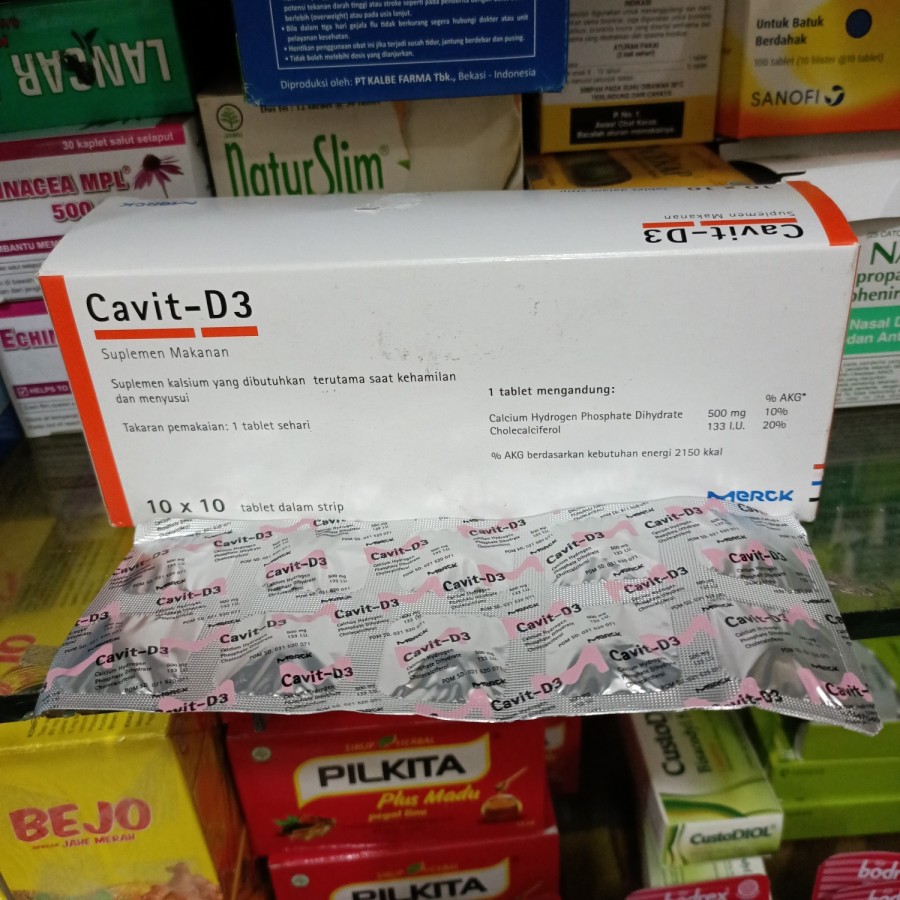 Jual Cavit-D3 1 Strip isi 10 Tablet | Shopee Indonesia