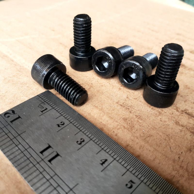 Jual BAUT L BAJA M8 X 16 / BAUT M8 / BAUT 13 KUNCI L6 / L 6 FULL DRAT / BAUT L M8 X 16 / BAUT L ...