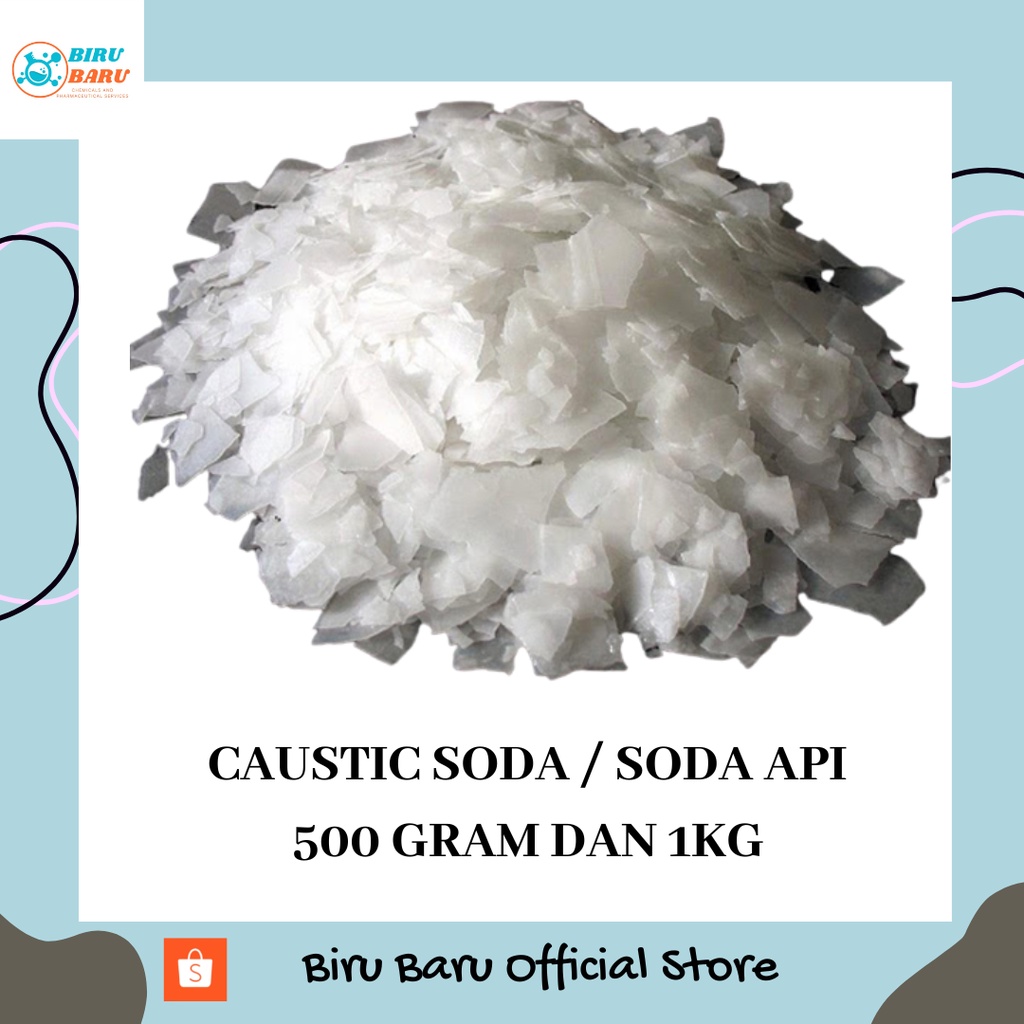 Jual CAUSTIC SODA / SODA API 500 GRAM DAN 1 KG BEST | Shopee Indonesia