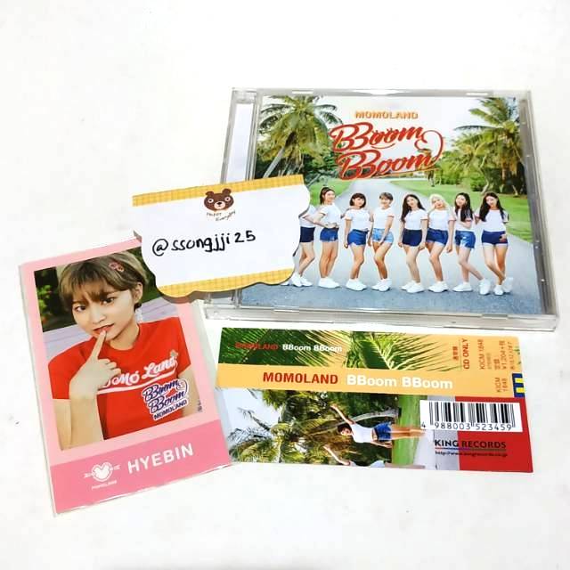Jual MOMOLAND cd japan album official Bboom Bboom japanese version unsealed | Shopee Indonesia