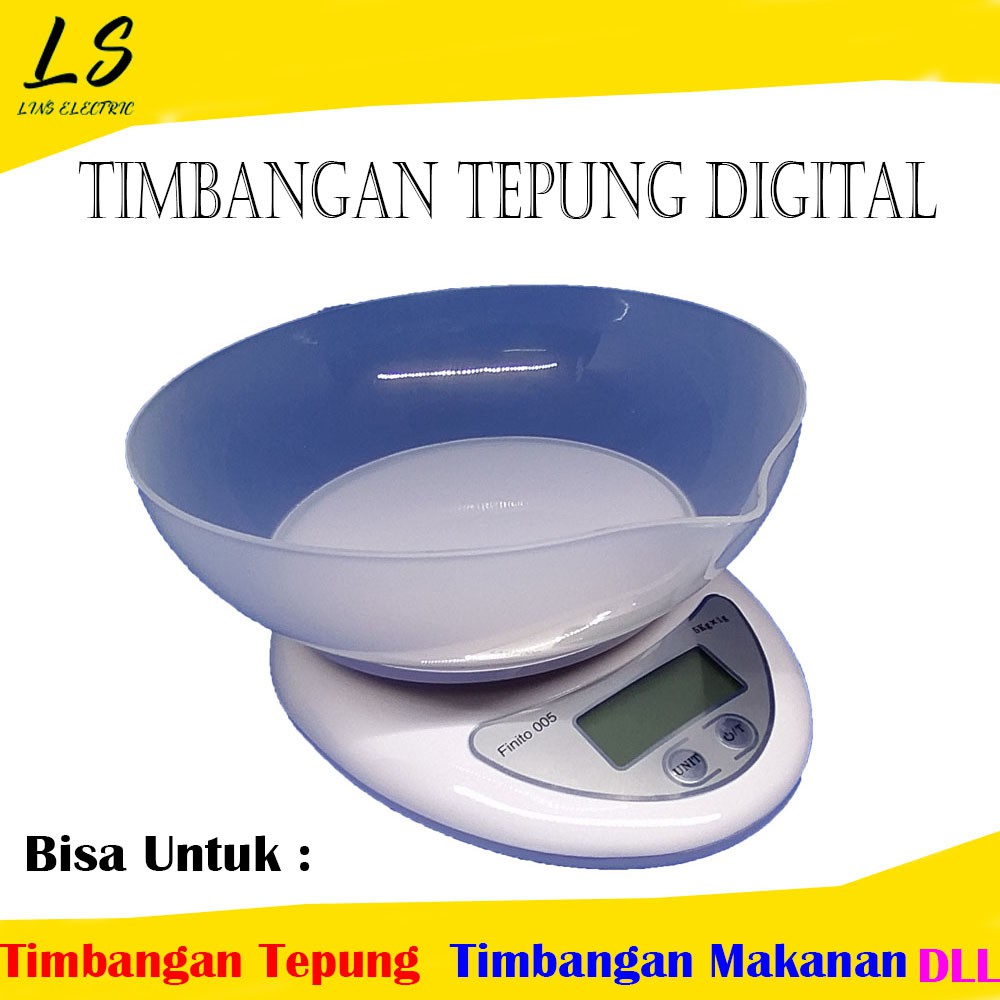 Jual Timbangan tepung Digital / Timbangan Kue Digital - Timbangan ...