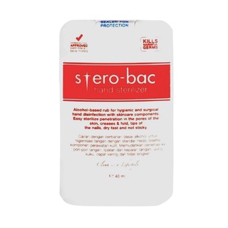 Jual STEROBAC HAND STERILLIZER 40ML | Shopee Indonesia
