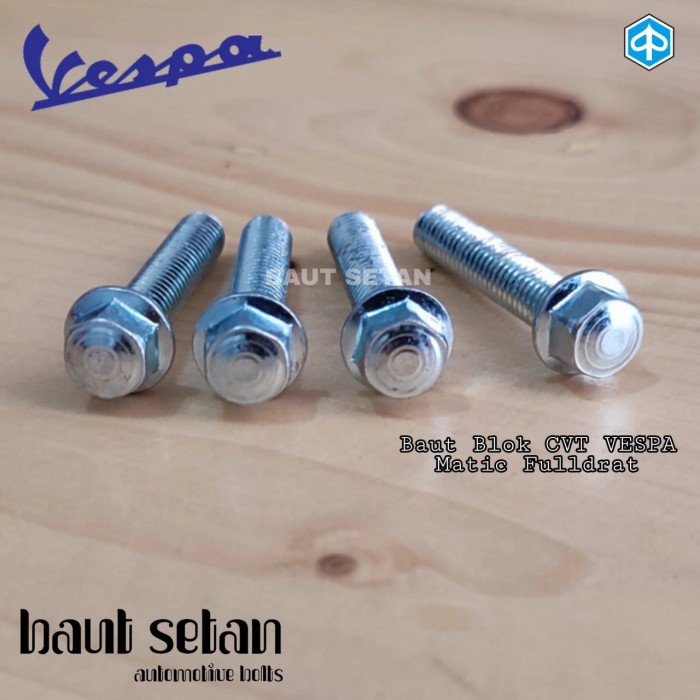 Jual Baut blok cvt vespa matic 2V full drat/baut cvt vespa matic modern | Shopee Indonesia
