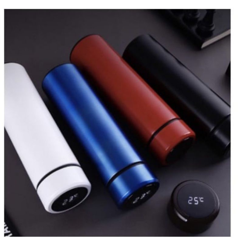 Jual BOTOL MINUM THERMOS TUMBLR DENGAN PENGUKUR SUHU PANAS DAN DINGIN ...