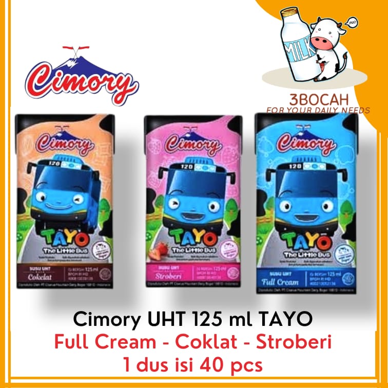 Jual Susu Cimory UHT Tayo 125ml - Karton | Shopee Indonesia