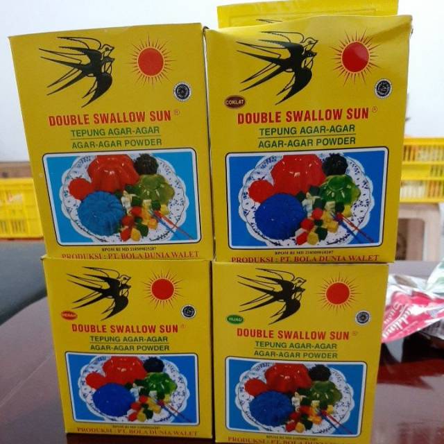 Jual Agar Agar Bubuk Double Swallow SUN-Tepung Agar agar/Agar Banyak ... Jual Agar Agar Bubuk Double Swallow SUN-Tepung Agar agar/Agar Banyak ...