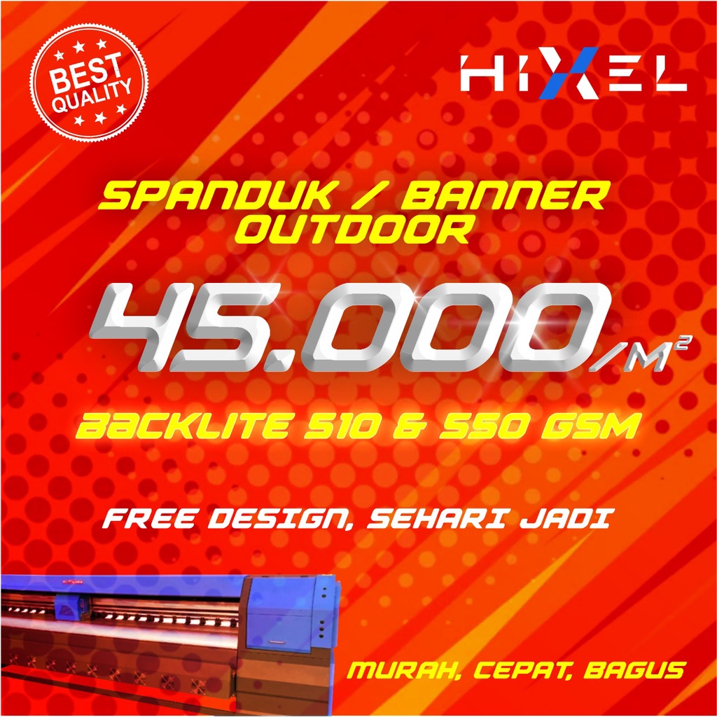 Jual CETAK BANNER, SPANDUK BAHAN BACKLITE 510gsm DAN 550gsm Indonesia ...