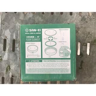 Jual Floor Clean Out FCO San-Ei HN58 4" 4 Inch | Shopee Indonesia