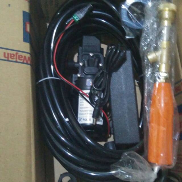 Jual Paket Pompa Cuci Steam Motor Mobil DC 12v 8 Meter | Shopee Indonesia