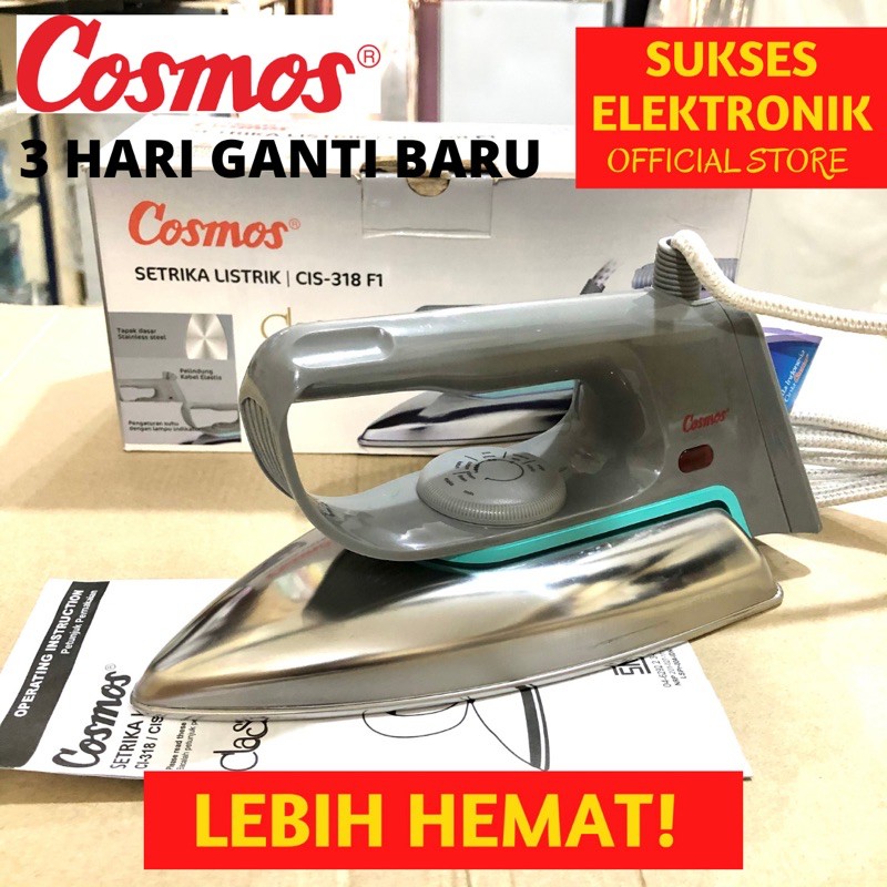Jual SETRIKA COSMOS STAINLESS CLASSIC JADUL / SETRIKA PAKAIAN BAJU ...